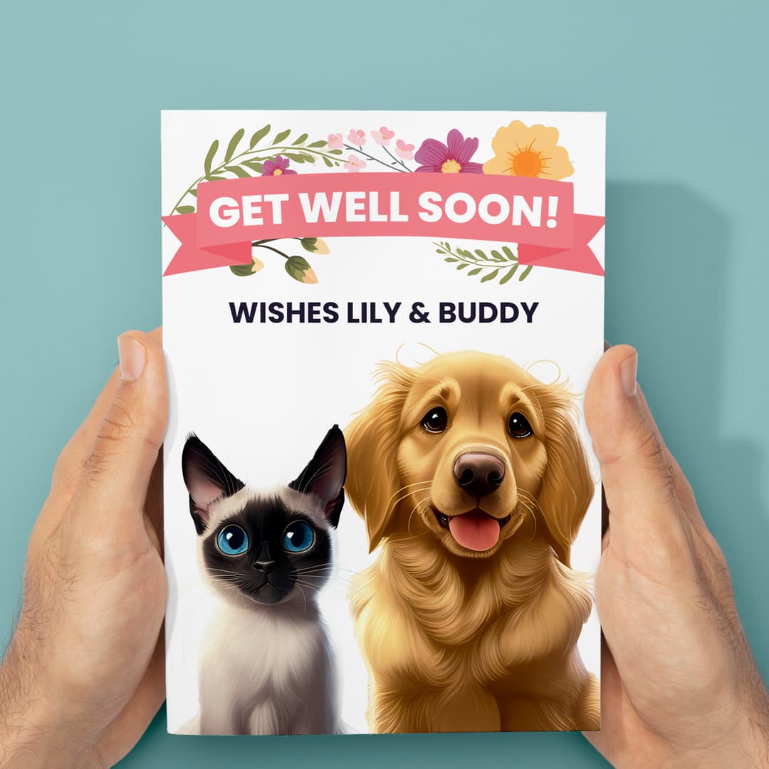 Custom Get Well Cards · Pet Portraits